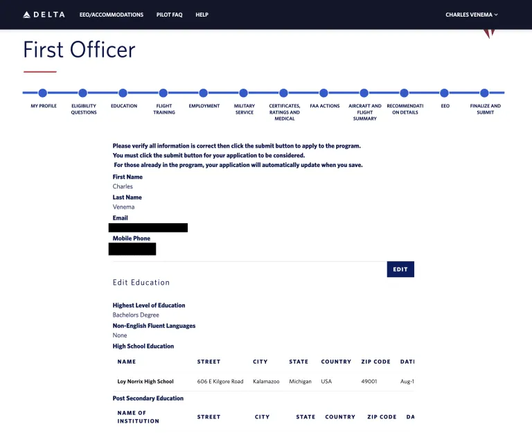 New Delta Application Instructions Have Not Submitted - CheckedAndSet, LLC